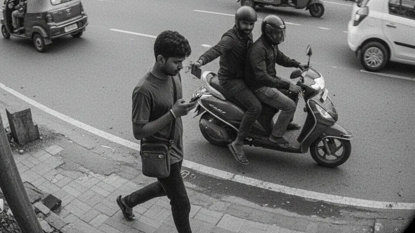Be Cautious While Using Your Phone on the Road: Mobile Snatchers on ...
